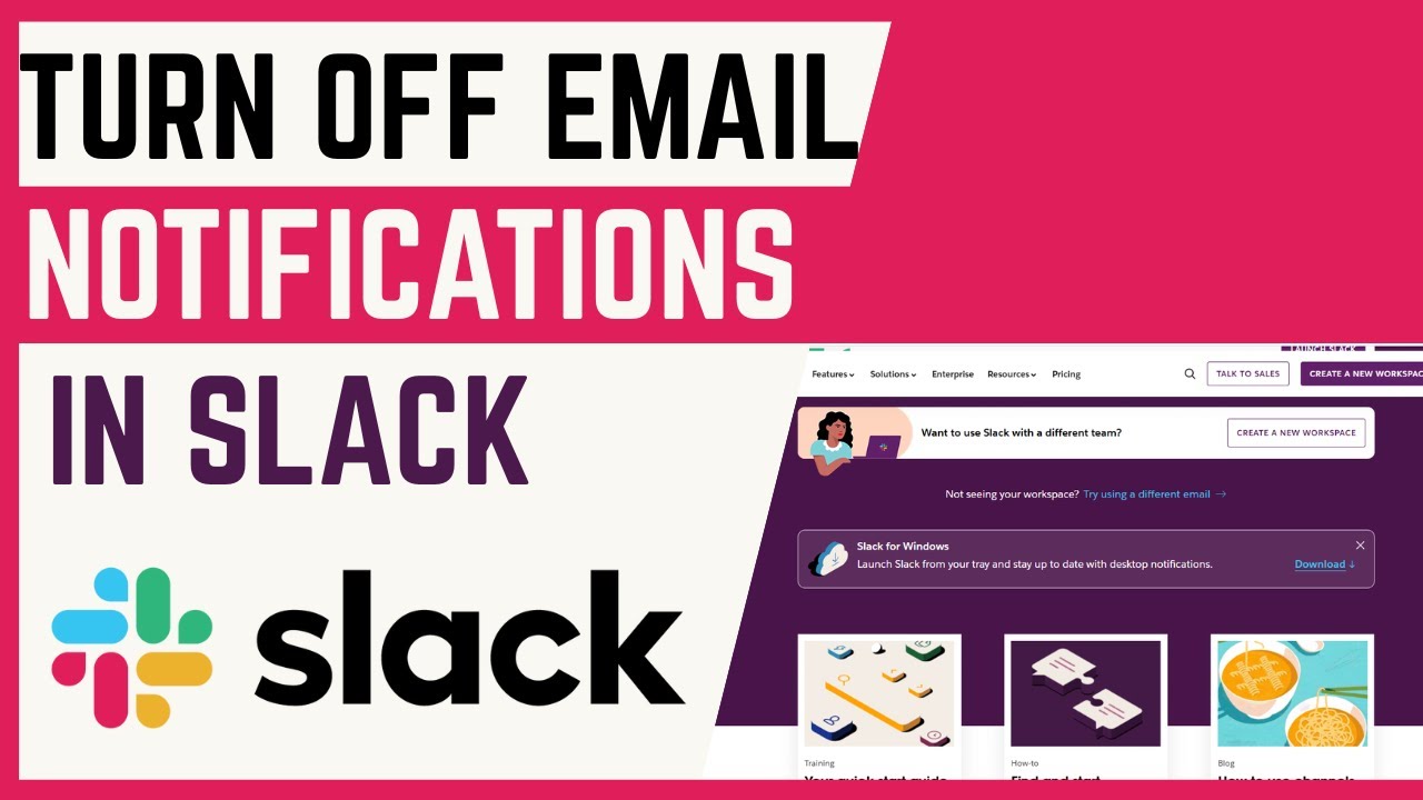 How To Turn Off Email Notifications In Slack - YouTube