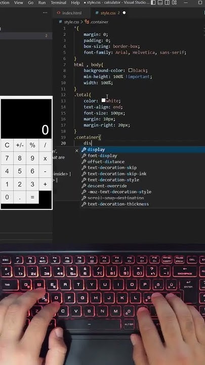 ASMR Coding Calculator #shorts - YouTube