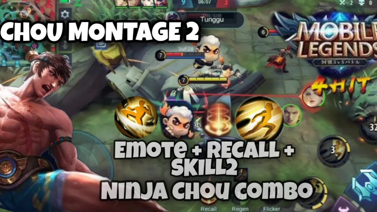 NINJA Chou Freestyle Montage - 2 | Mobile Legends - YouTube