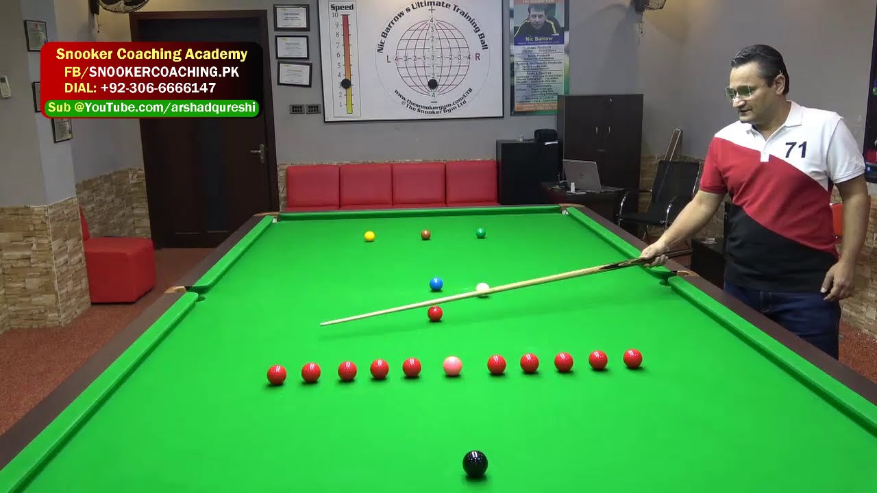 249. Snooker Coaching / Training! Pink Ball Practice Part- 1/2, AQ ...