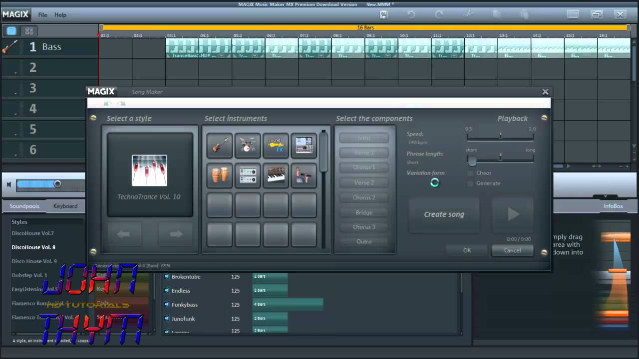 Songmaker Tutorial/Review !MADE BY: John_Thym! (Magix Music Maker ...
