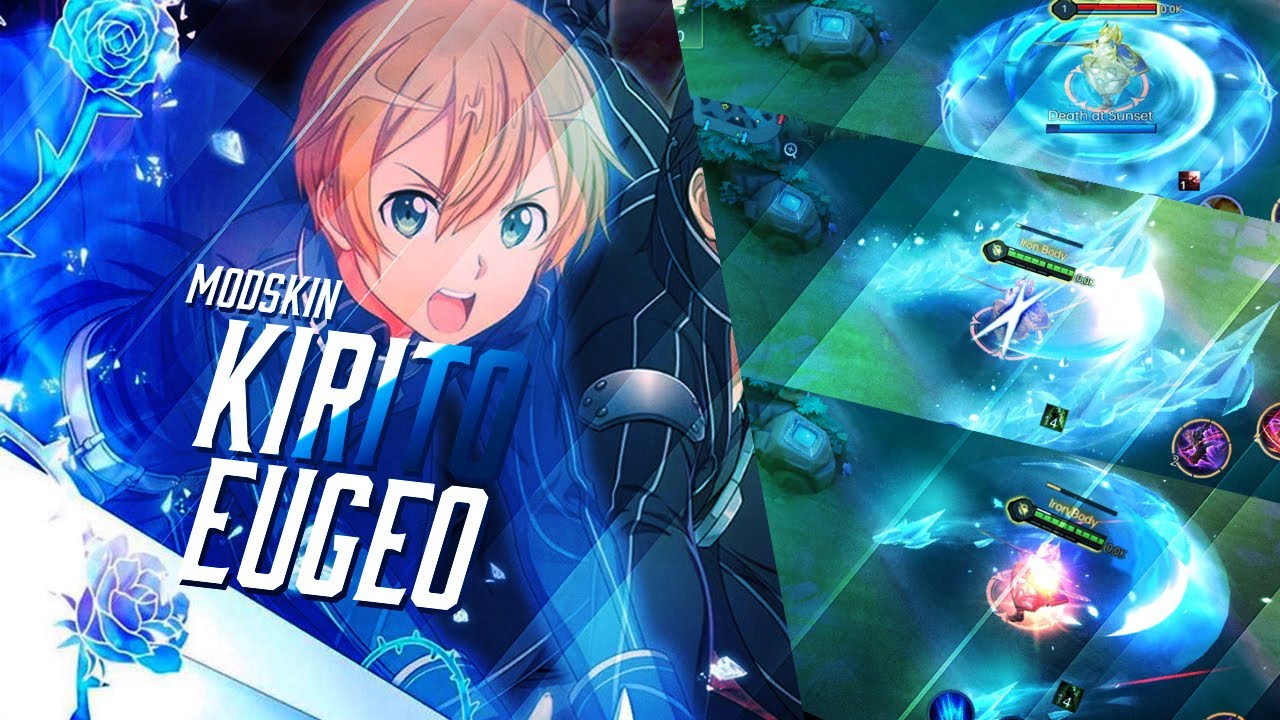 ROV: ModSkin Kirito Eugeo 1.45.1 - YouTube