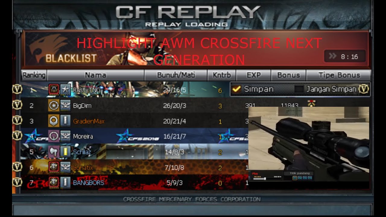 Highlight AWM #2 I Crossfire Next Generation - YouTube