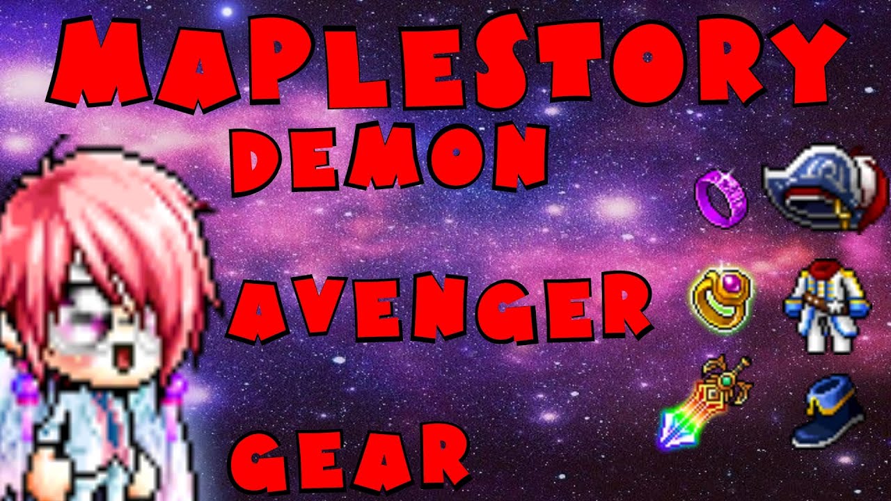 Demon Avenger Equipment October 2015! | MapleStory {GMS} - YouTube