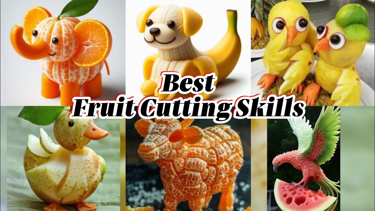 Amazing Fruit Cutting Skills | Fruits | Knife Skills | Food Cutting Art ...