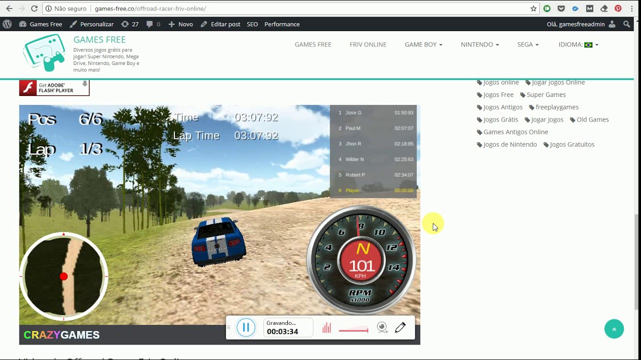 Offroad Racer Friv - YouTube
