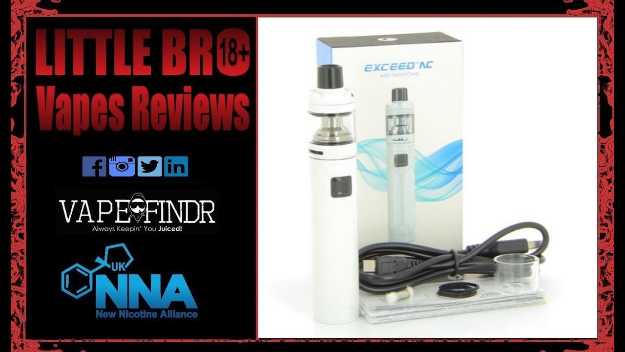 exceed nc with notchcore tank from joyetech - YouTube