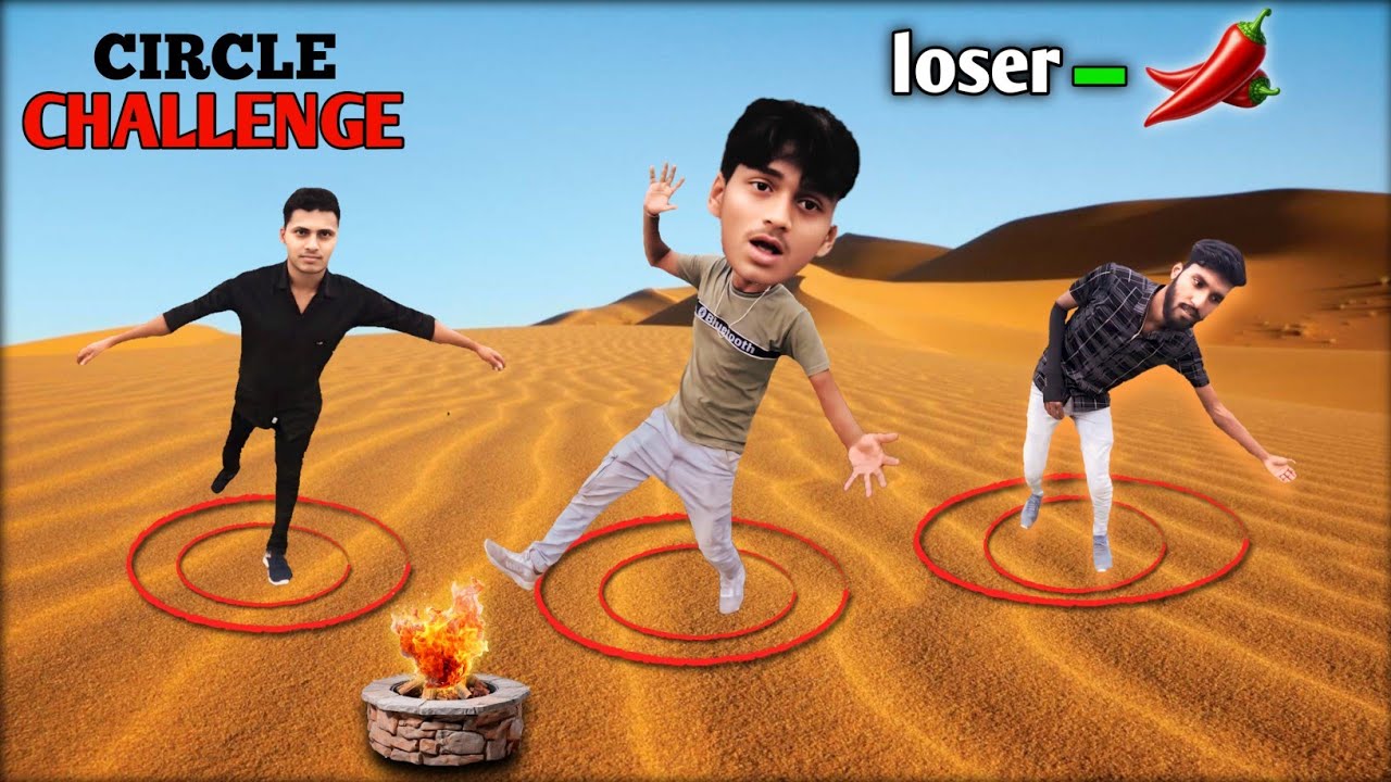 Last To Leave Circle Challenge😱winner will get 50000₹ looser will get ...