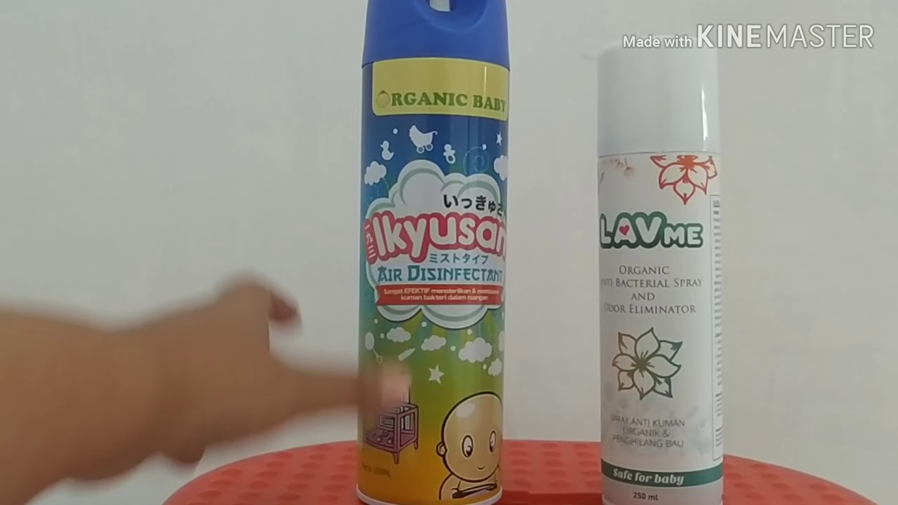 Review spray anti bakteri merk ikyusan dan lavme - YouTube