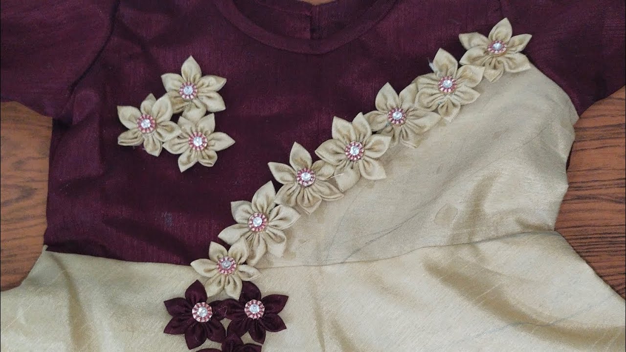 how to stitch frock for baby girl - YouTube