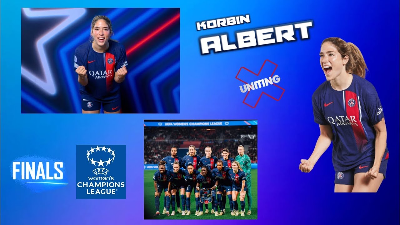 KORBIN ALBERT ⭐️ UWCL 1/2 FINALS 🏆⚽️ 2ND LEG ☆ PSG 🆚️ LYON - YouTube