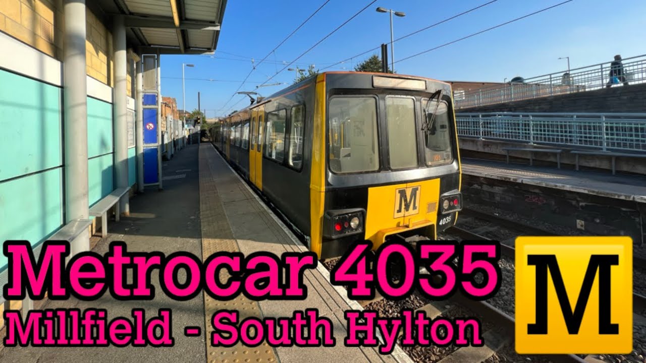 Tyne and Wear Metro Metrocar 4035 Millfield - South Hylton - YouTube