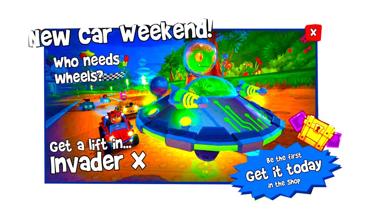 UFO NEW CAR WEEKEND! - Beach Buggy Racing 2 - YouTube