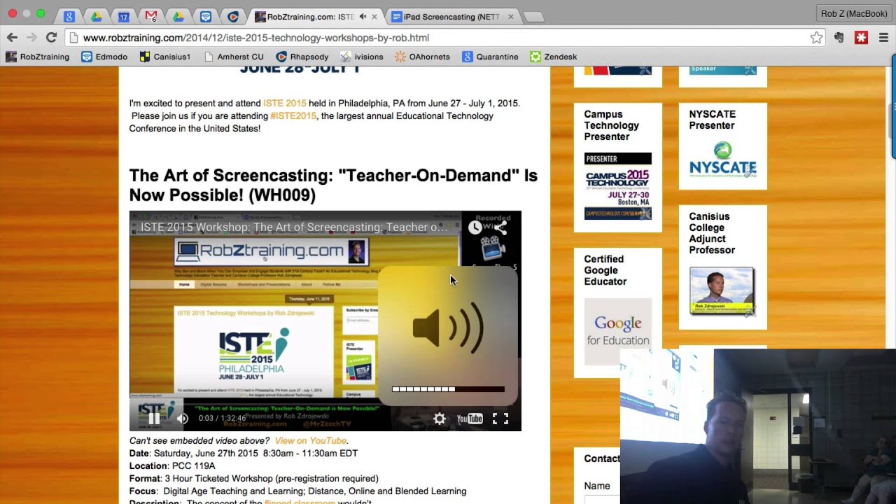 NETT 2015 Workshop: iPad Screencasting to Flip Your Class by Rob ...