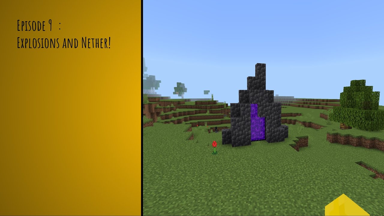 Explosions and Nether! : Silent Minecraft Let’s Play EP9 - YouTube