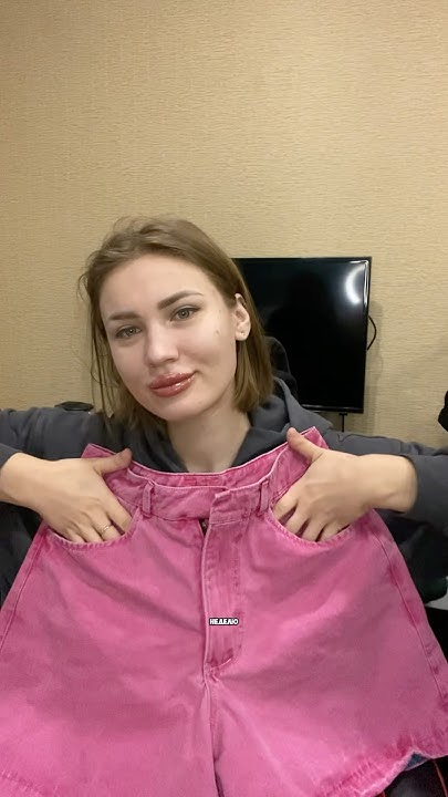 Необычные шорты которые я сшила из специального Денима - YouTube