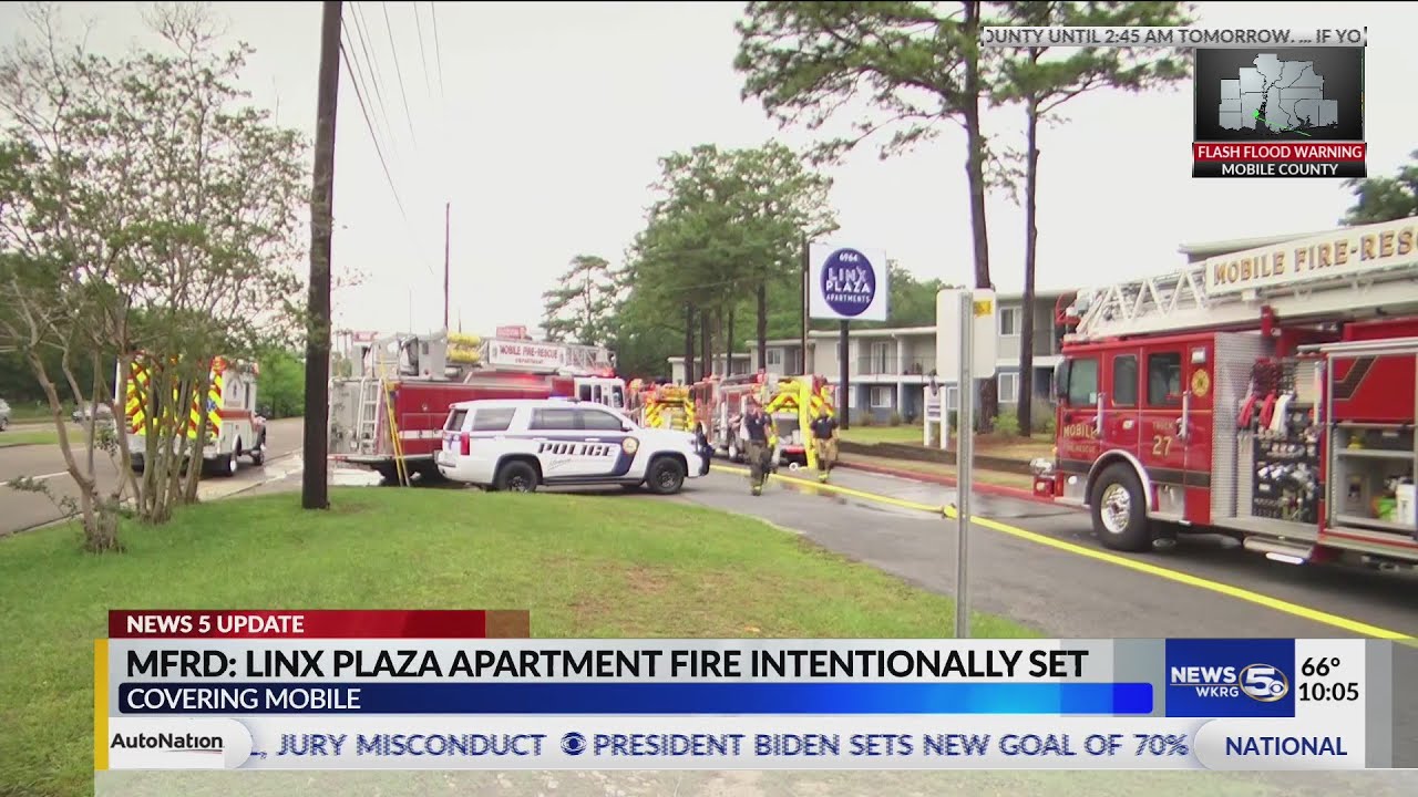 VIDEO: UPDATE: Woman charged with arson in Linx Plaza apartment fire ...