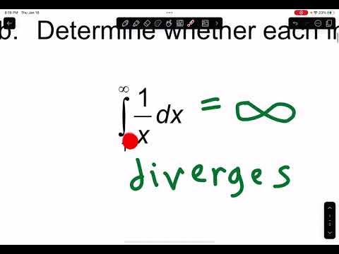 AP Calculus BC - Improper Integrals Day 2 Notes - YouTube