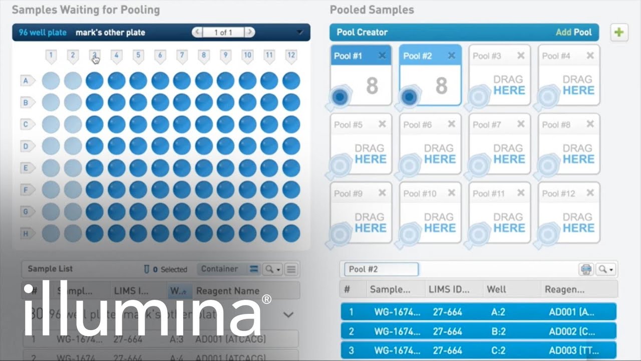 BaseSpace™ Clarity LIMS Recording a Pooling Step - YouTube