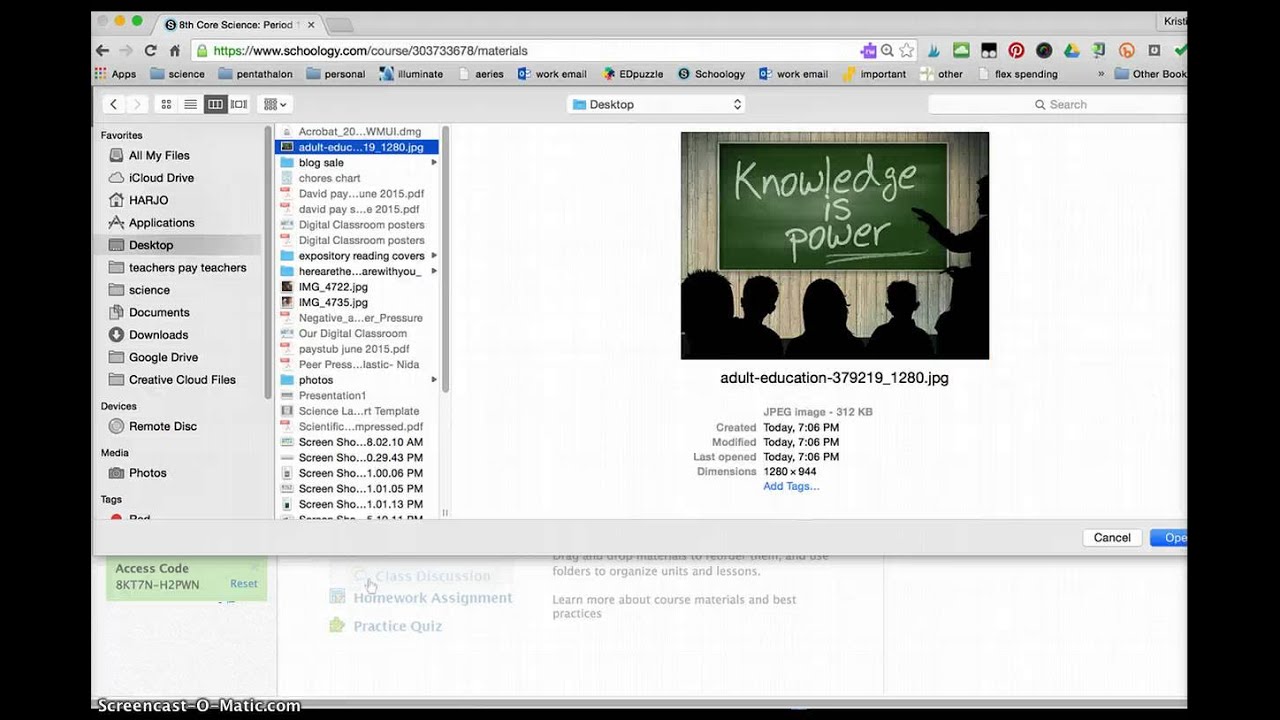schoology set up tutorial - YouTube