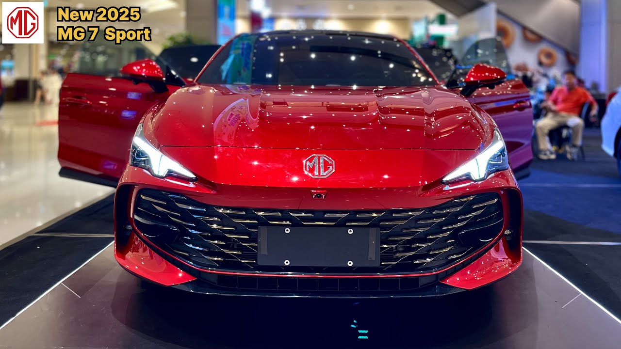 New 2025! New MG 7 Super Sport (VGTi) - Red Color Luxury Interior and ...