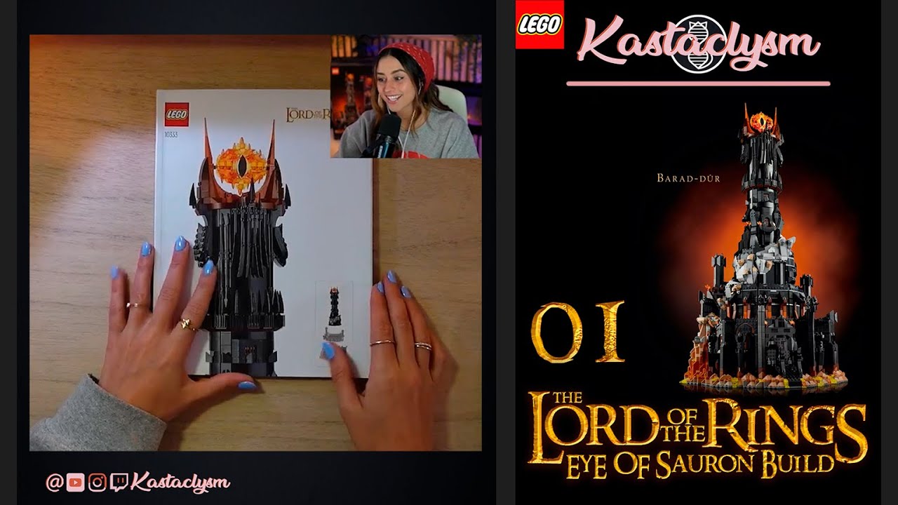 Cozy Lego Build | Eye of Sauron (Pt.1) | Kastaclysm - YouTube