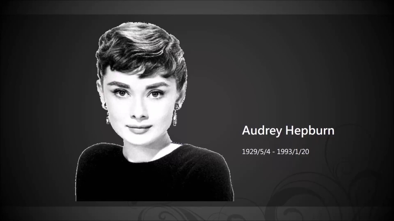 Audrey Hepburn - intro with subtitle and Moon River - YouTube