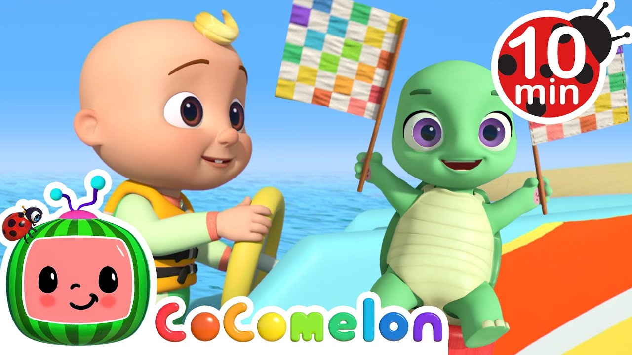 Balloon Boat Race | CoComelon/Lellobee City Farm, Sing Along Songs for ...