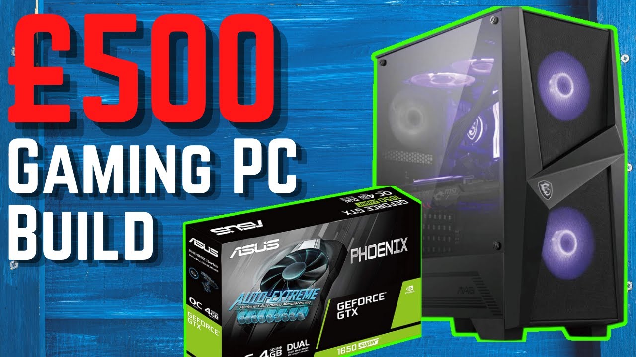 £500 Budget Gaming PC Build - AMD Ryzen 3 3100 and GTX 1650 Super Build ...