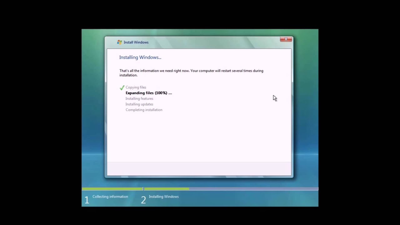 How install Windows Vista Home Premium/Jak naintalovat Windows Vista ...