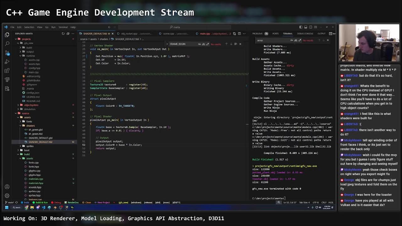 C++ Game Engine Dev: 3D Renderer, Model Loading, Graphics API Abstraction, D3D11 - YouTube