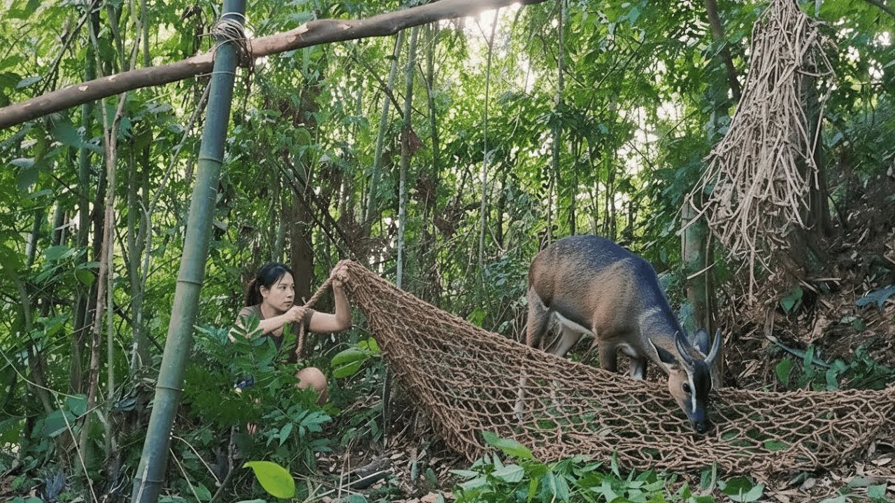 Survival Skills | Making Traps to Catch Wild Goats, Turkeys and Wild ...