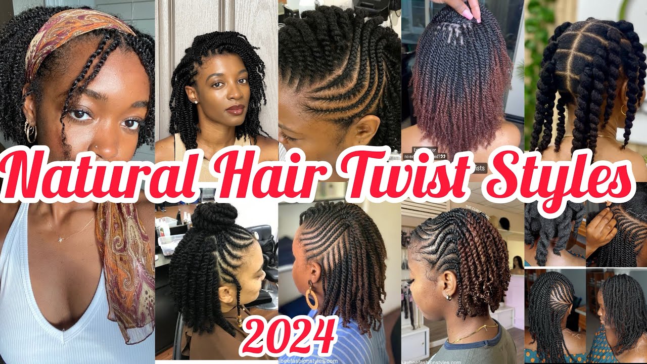 2024 Natural Hair Twist Styles For All African Black Women 🔥 - YouTube