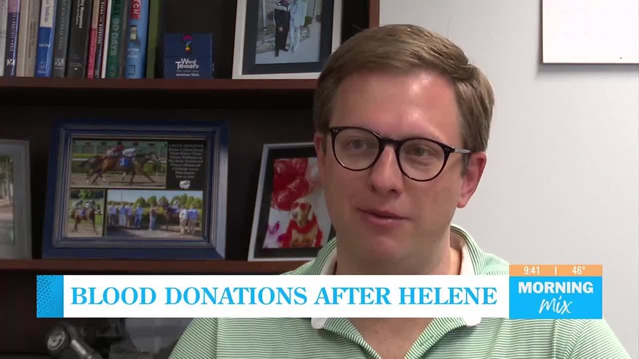 Blood Donations after Helene - YouTube