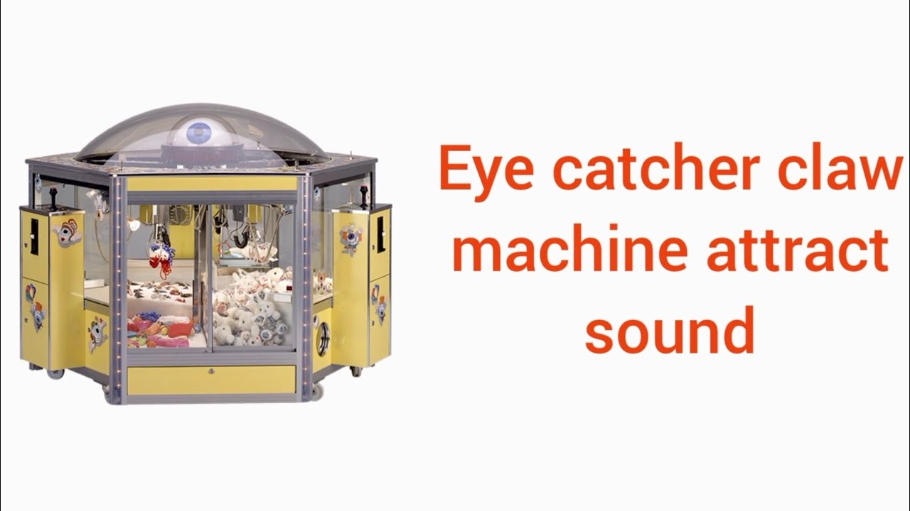 Elaut eye catcher claw machine attract sound - YouTube