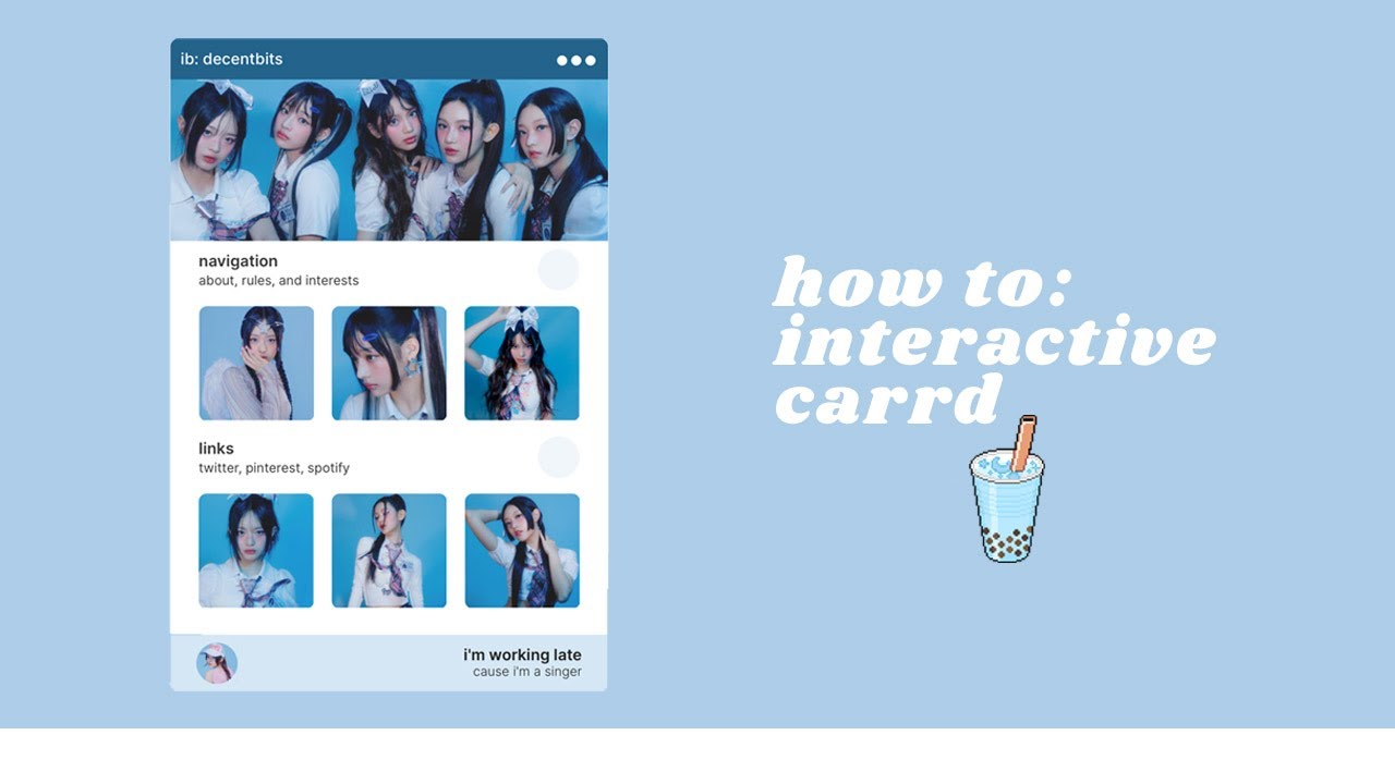 blue aesthetic carrd tutorial (free plan) - YouTube