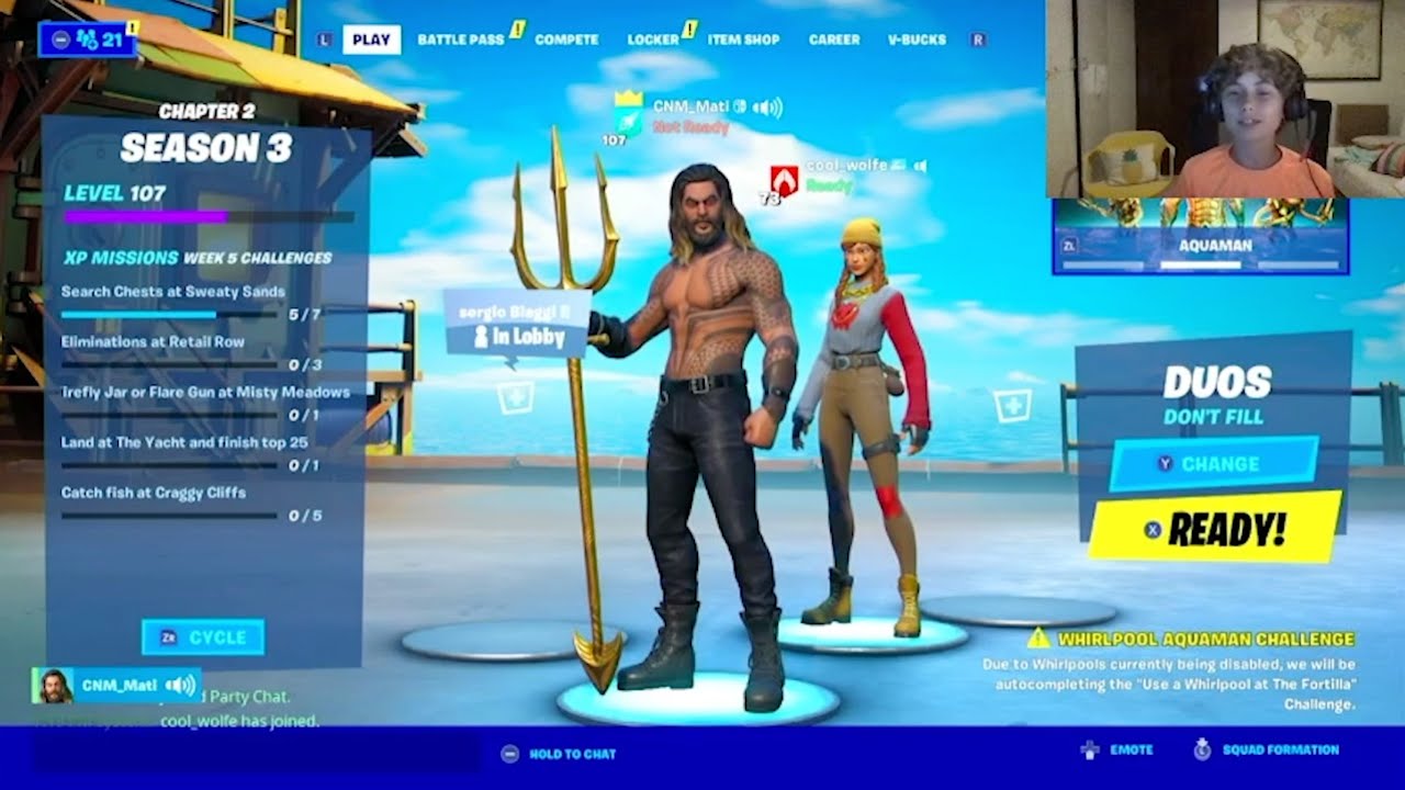 Fortnite Battle Royale Chapter 2 Season 3 - Splash Down: New Aquaman ...