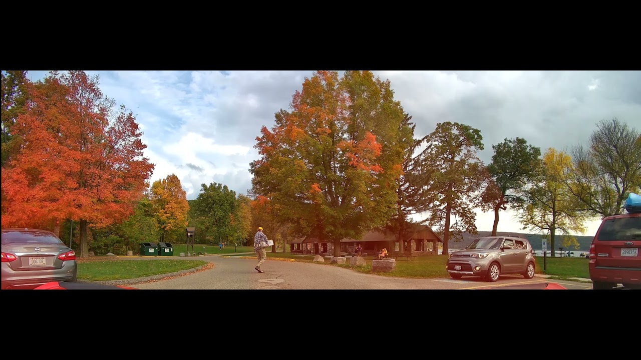 First Good Splash of Fall Color at Devils Lake - Fall 2021 - YouTube