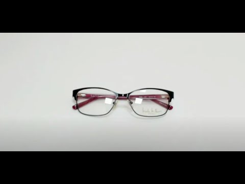 Nicole Miller Eyeglasses Model-Esme Color-C01 Black - YouTube