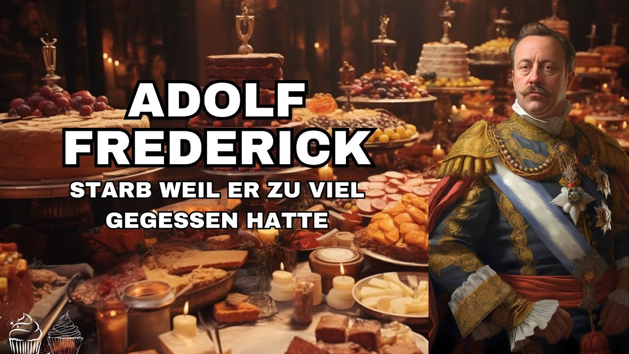 Adolf Frederick starb weil er zu viel gegessen hatte. #geschichte # ...