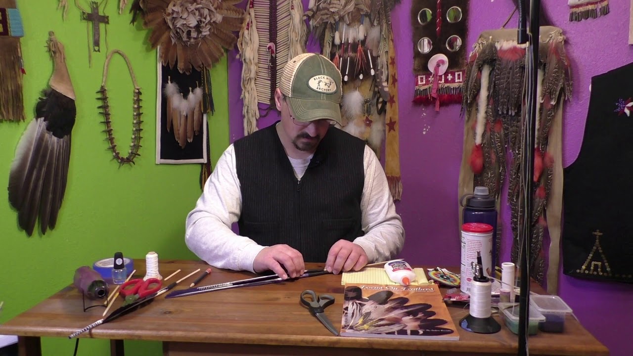 How to Make Fancy Dance Bustles Pow Wow Regalia: Part 2 - YouTube