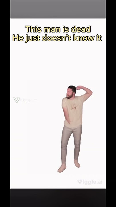 This man is dead he just doesn’t know it idksteing meme - YouTube