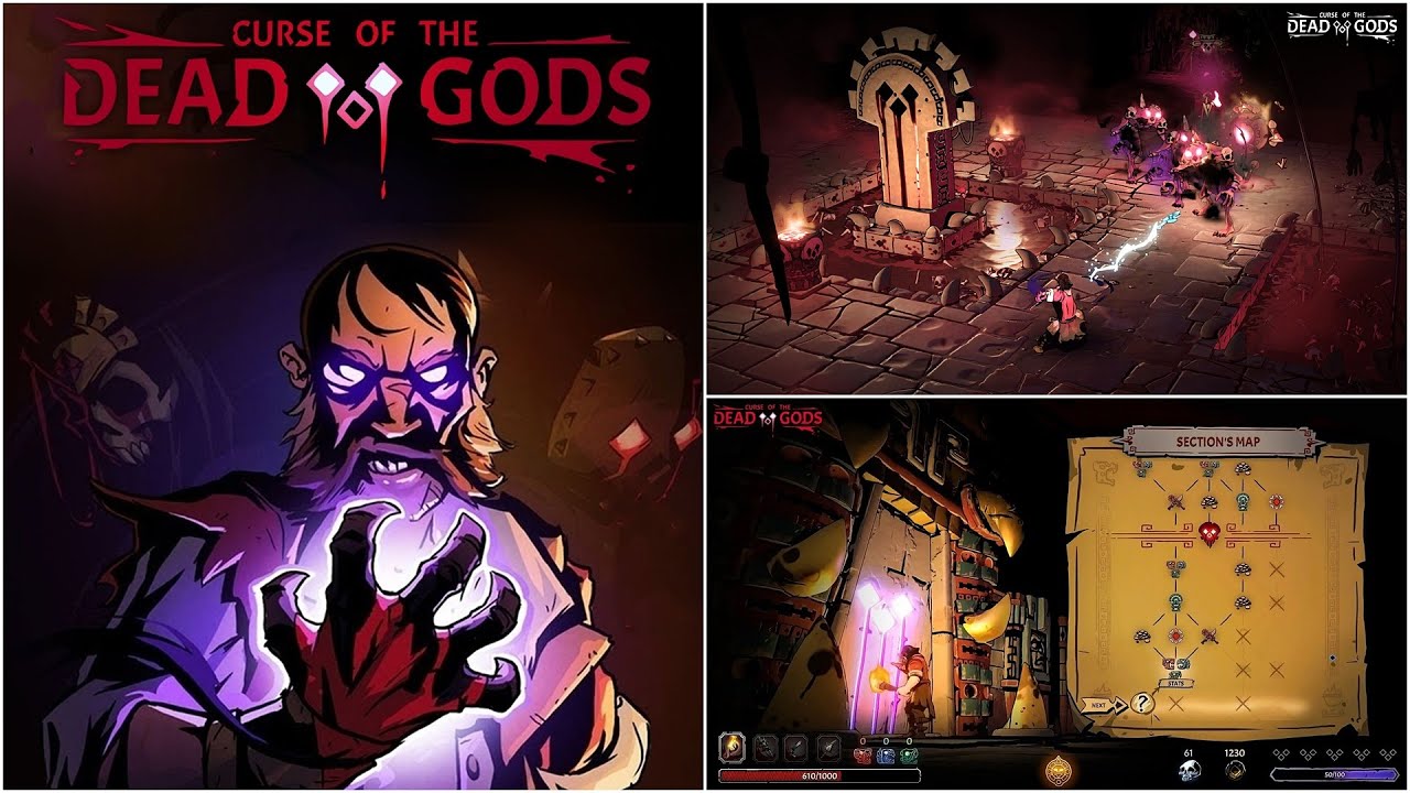 Borsuk Retro Gry TV: PS4 - CURSE OF THE DEAD GODS (Cthulhu Roguelike ...