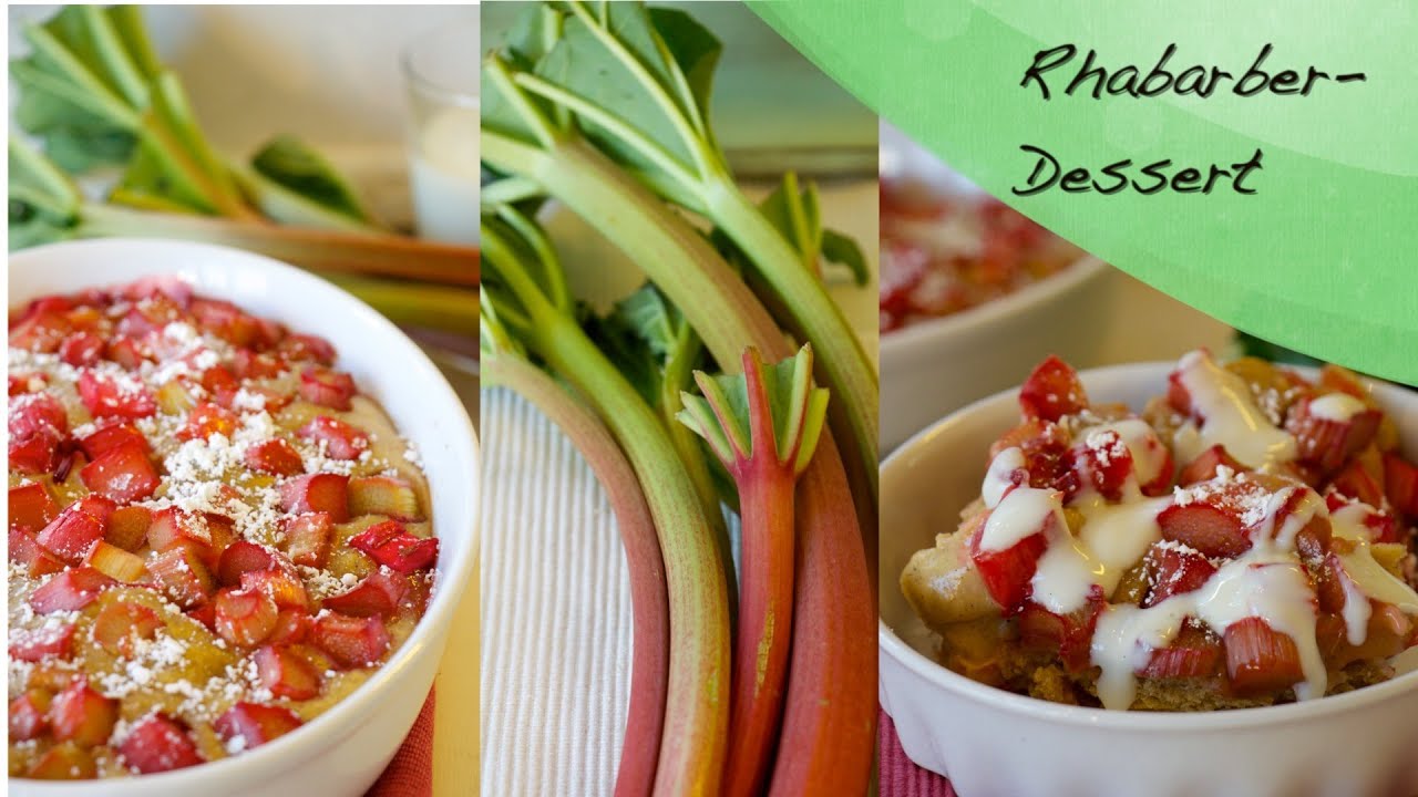 Rhabarber-Dessert - YouTube