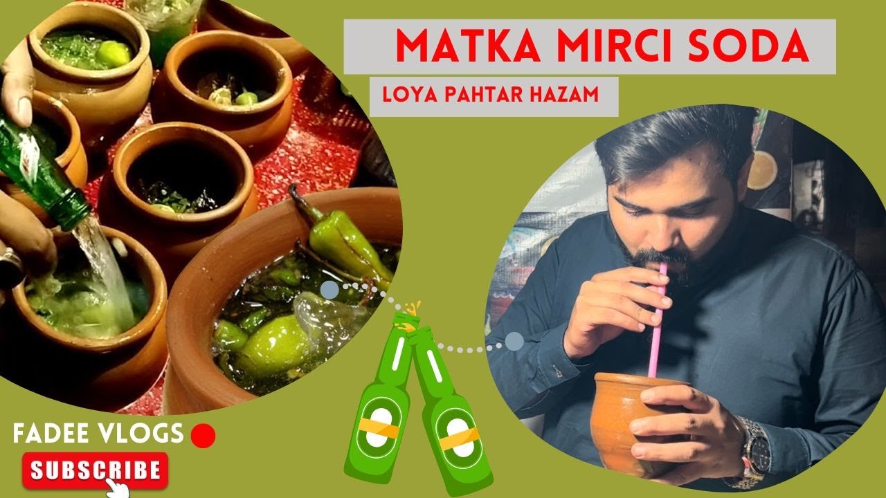 Best Famous Lahore Matka Mirci Soda #Fadeevlogs - YouTube