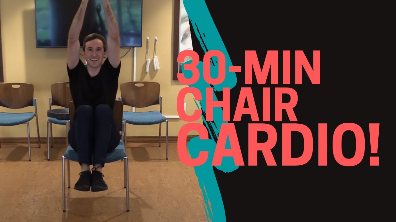 Chair Based Cardio Workout - YouTube