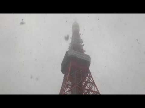 Jan. 22nd, 2018 Tokyo Tower in Snow - YouTube