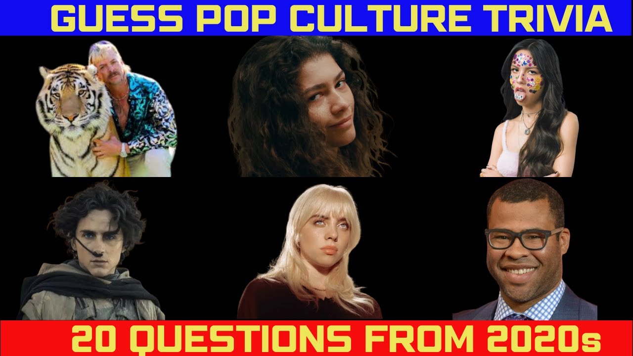 Guess #2020s Pop Culture Trivia (Quiz #1) - YouTube
