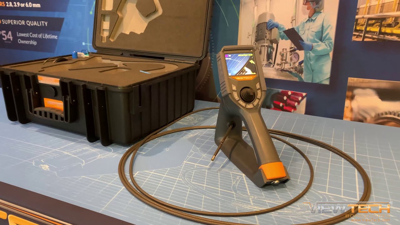 VJ-3 Video Borescope - 1-Meter - 3-Meter Insertion Tube - ViewTech ...