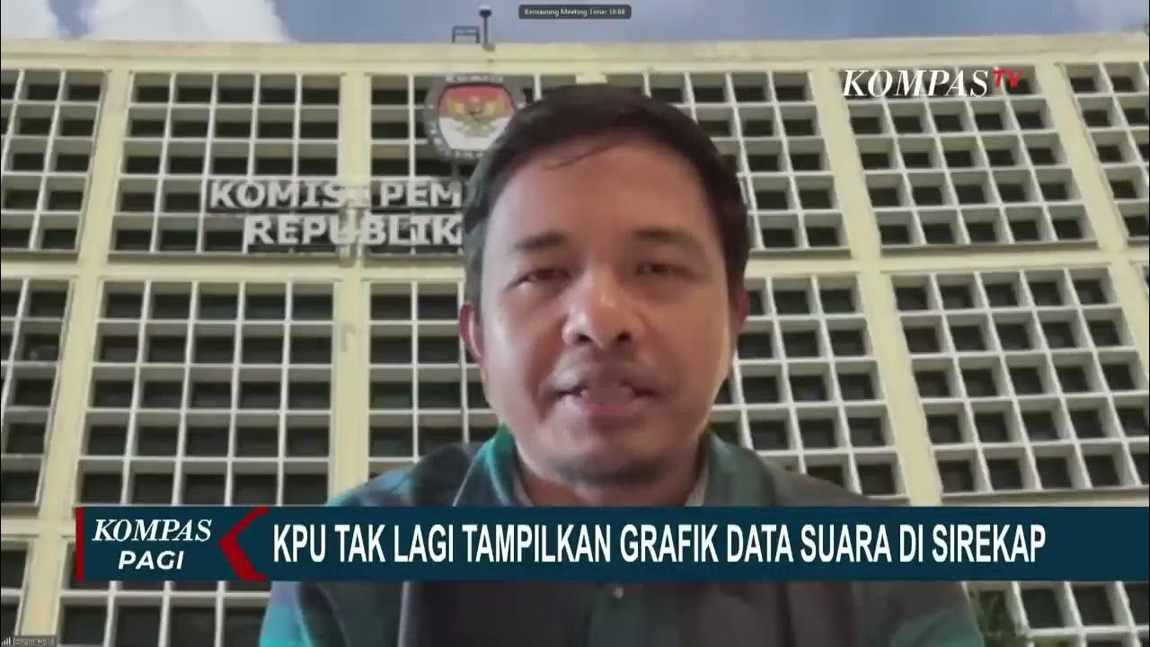 KPU Tak Lagi Tampilkan Grafik Data Suara Pemilu 2024 di Sirekap, Kenapa? - YouTube